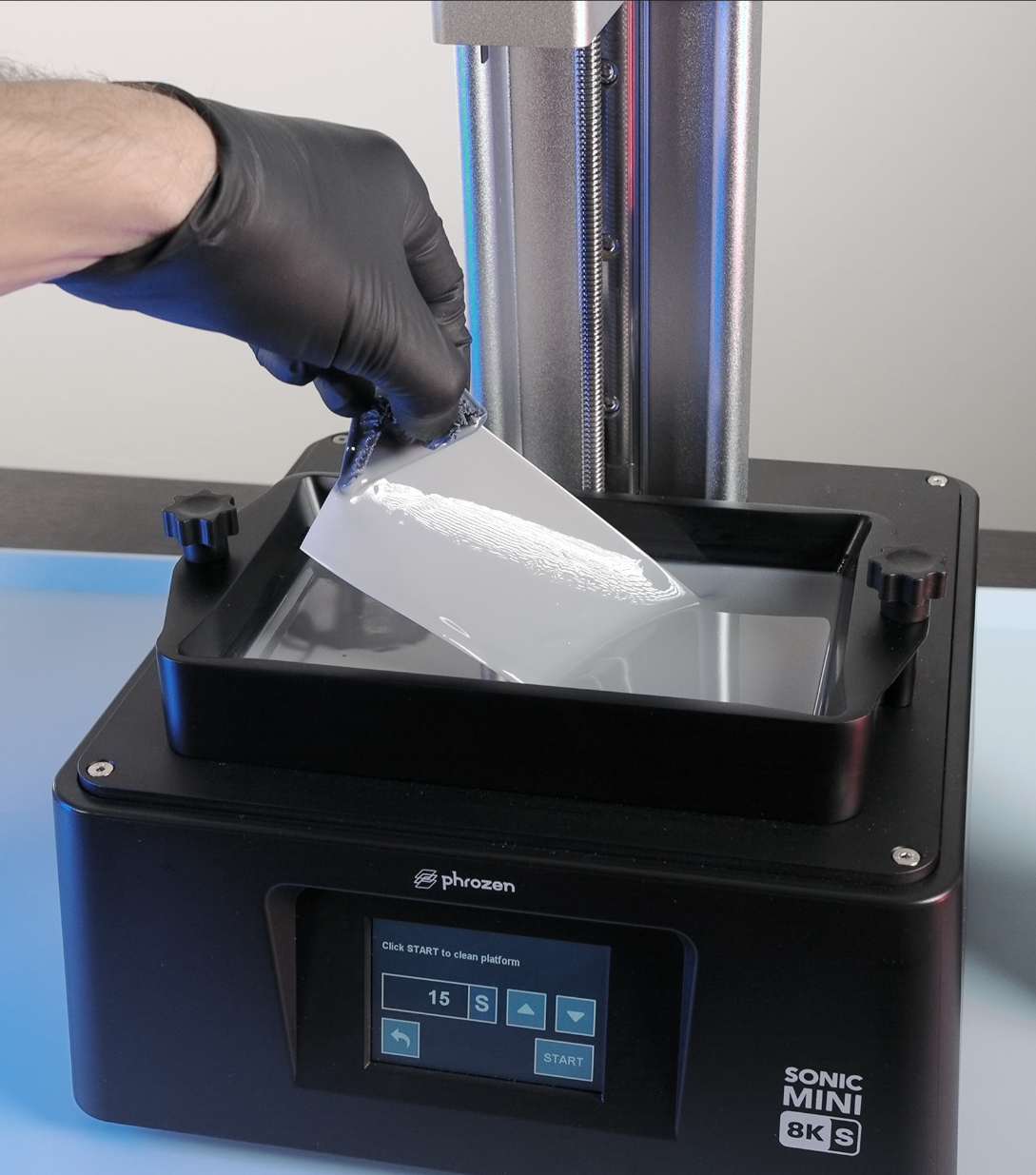 VAT Clean after a failed print – Lychee Documentation