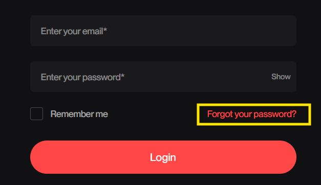 Reset my password – Lychee Documentation