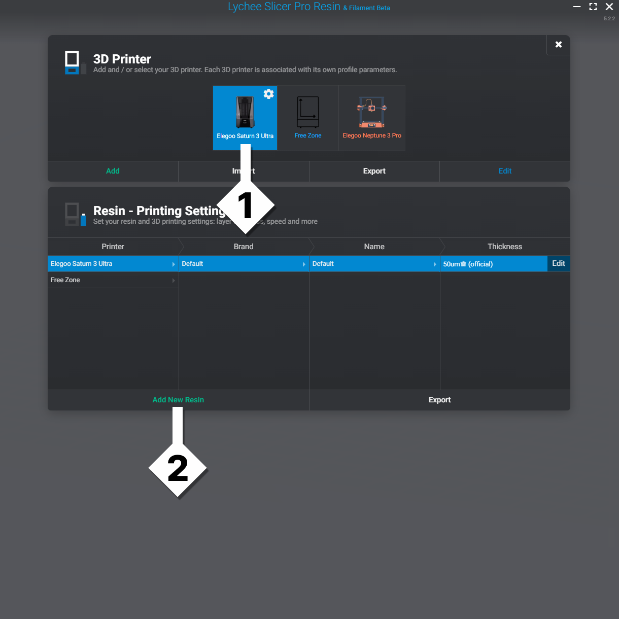 Resin – Lychee Documentation