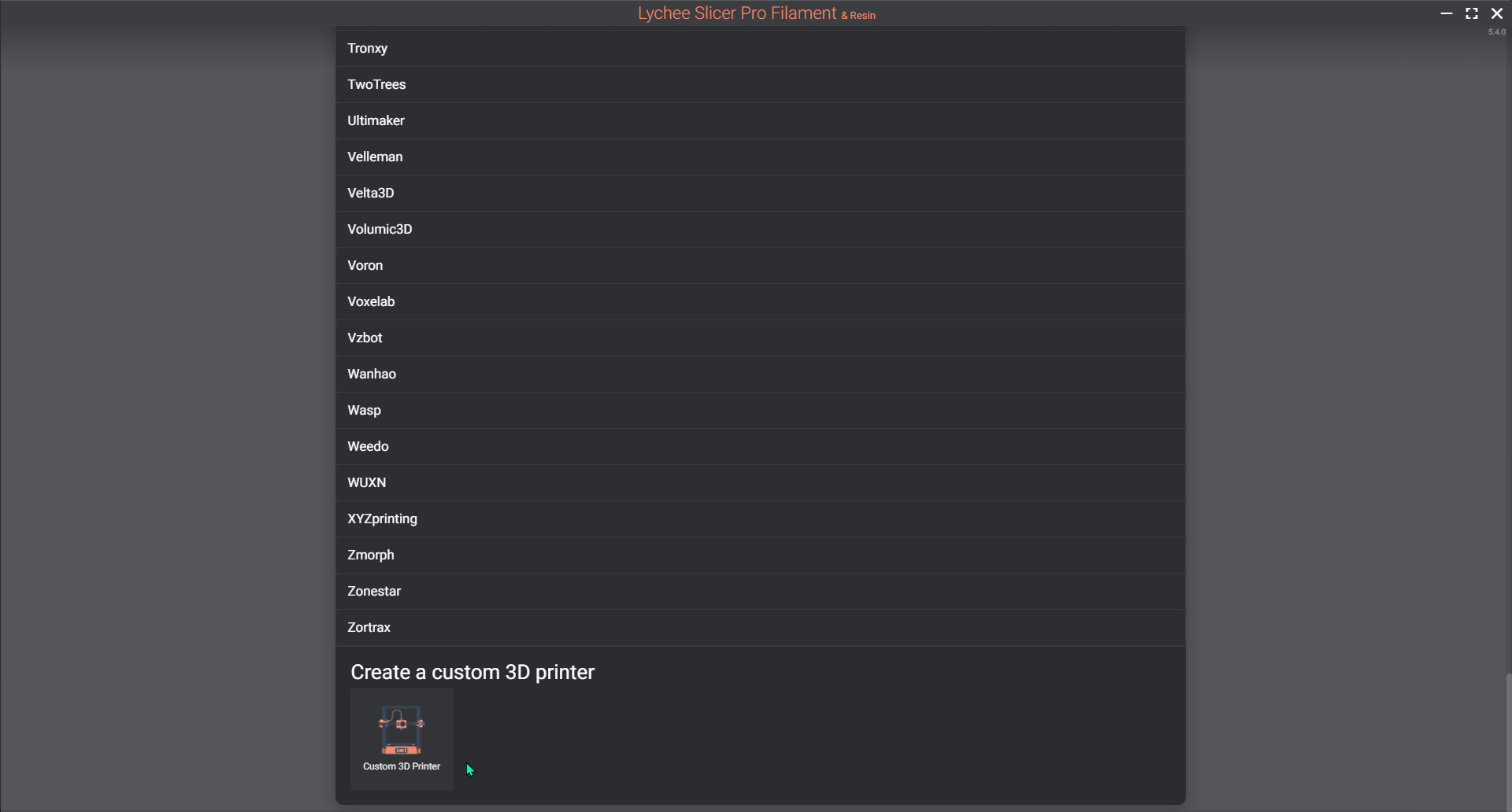 3D Printer – Lychee Documentation