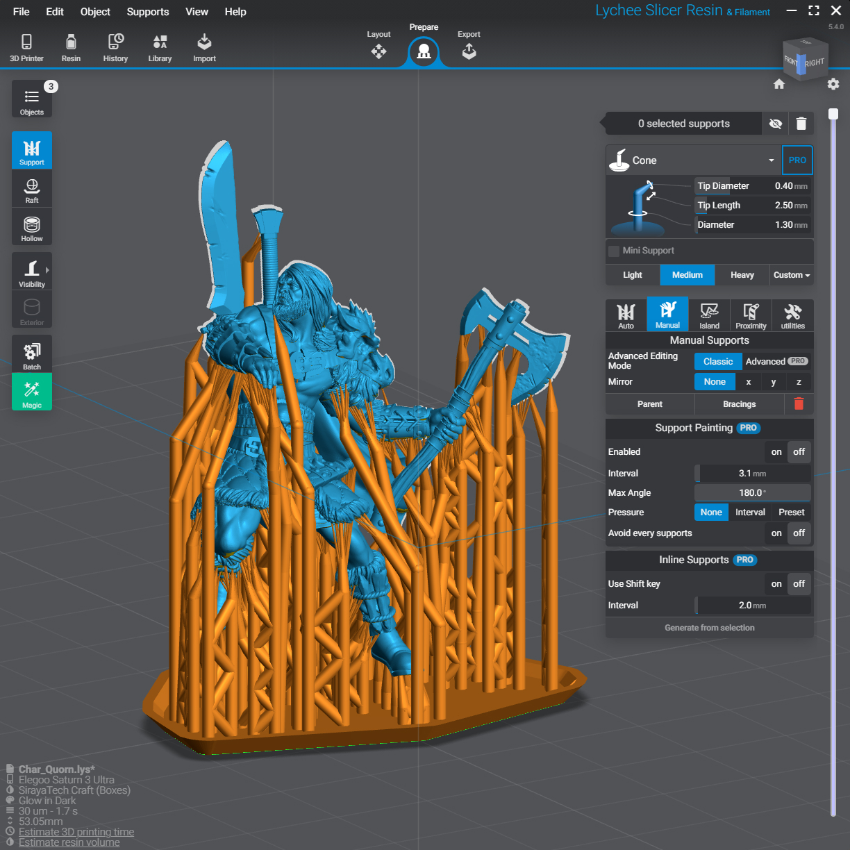 Manual Supports – Lychee Documentation