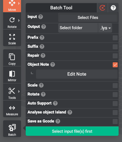 Objects List – Lychee Documentation