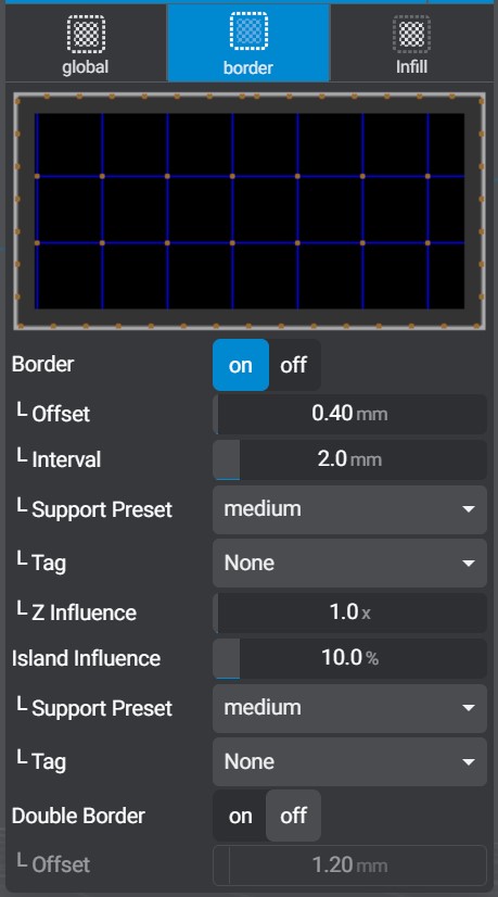 Projection Supports – Lychee Documentation
