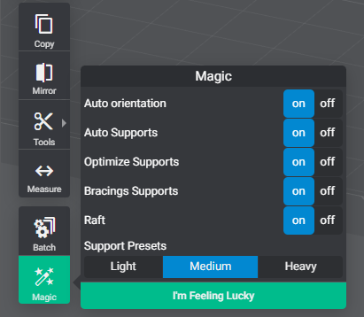Auto Supports – Lychee Documentation