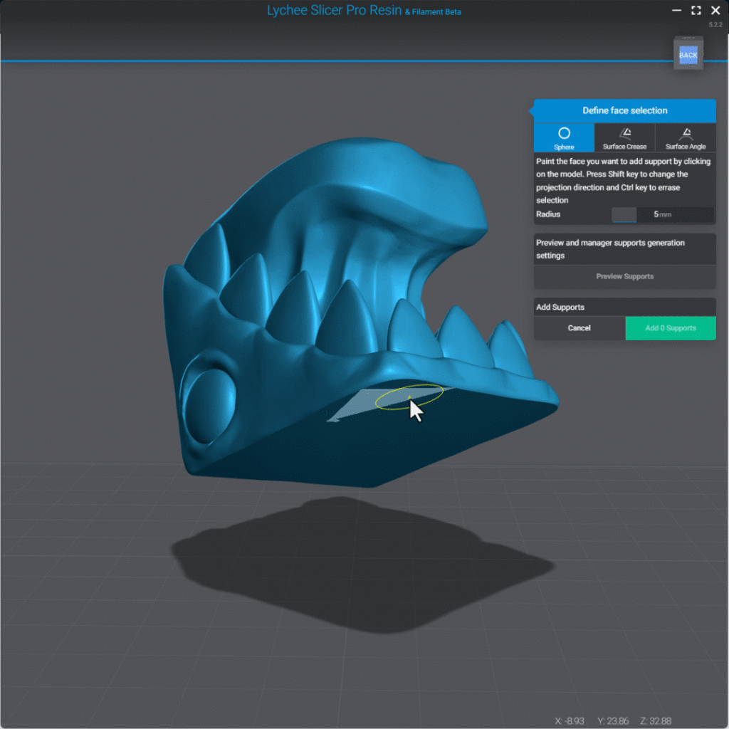 Projection Supports – Lychee Documentation