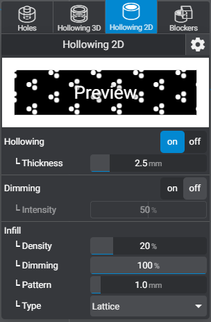 Hollowing 2D – Lychee Documentation
