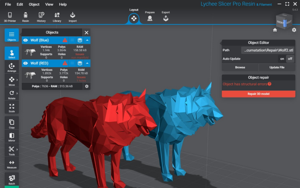 Repair tool – Lychee Documentation