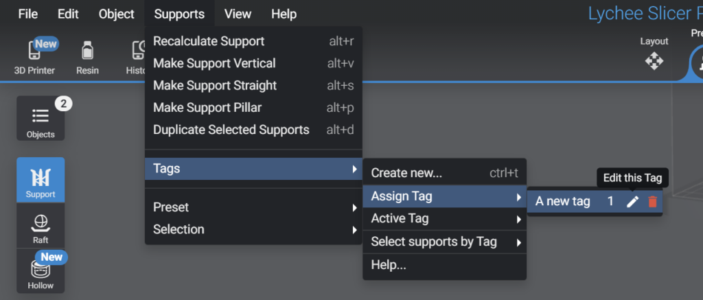 Support Tags – Lychee Documentation