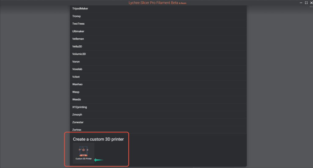 How to Add a Custom Filament 3D Printer? – Lychee Documentation