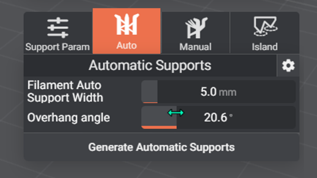 Auto : Automatic Supports – Lychee Documentation