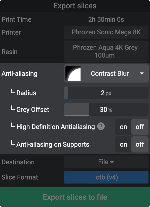 Anti-aliasing settings – Lychee Documentation